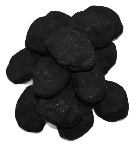 14 Pack Gas Fire Replacement Coals (BLACK) | Coals 4 You – The Stove Wizard